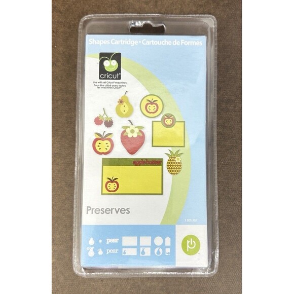 Cricut | Office | Cricut Preserves Shapes Cartridge New Sealed Fruits ...